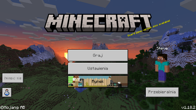 Menu główne - Minecraft Wiki Polska